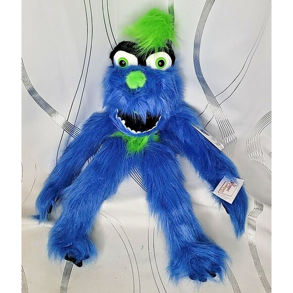 The Puppet Company | Toys | The Puppet Company Blue Hairy Monster Hand ...
